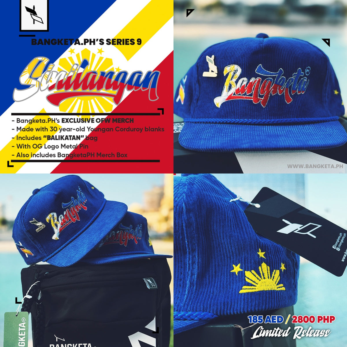 Bangketa.PH Series 9 "Sinilingan" Cap